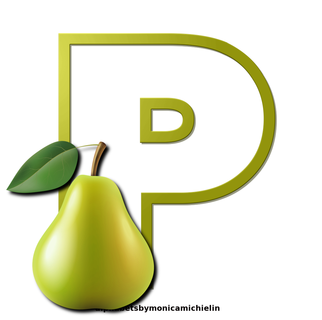 Monica Michielin Alphabets: PEAR ALPHABET PNG, ALFABETO PERA PNG, #pear ...