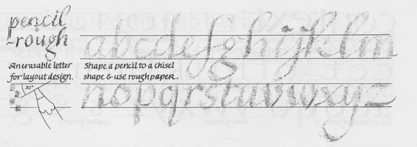 Margaret Shepherd: Calligraphy Blog: Calligraphy Every Day 14: Pencil rough
