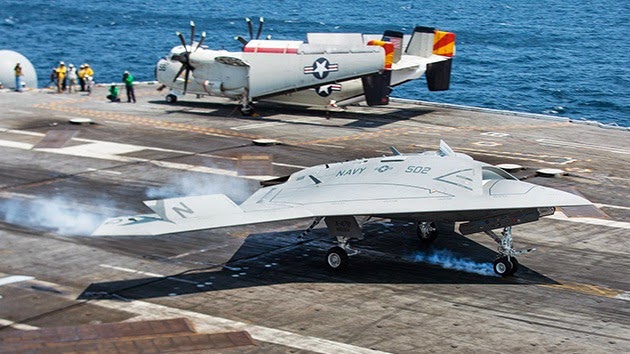 El dron X-47B de EE.UU. realiza su primer vuelo nocturno | Tecnology ...