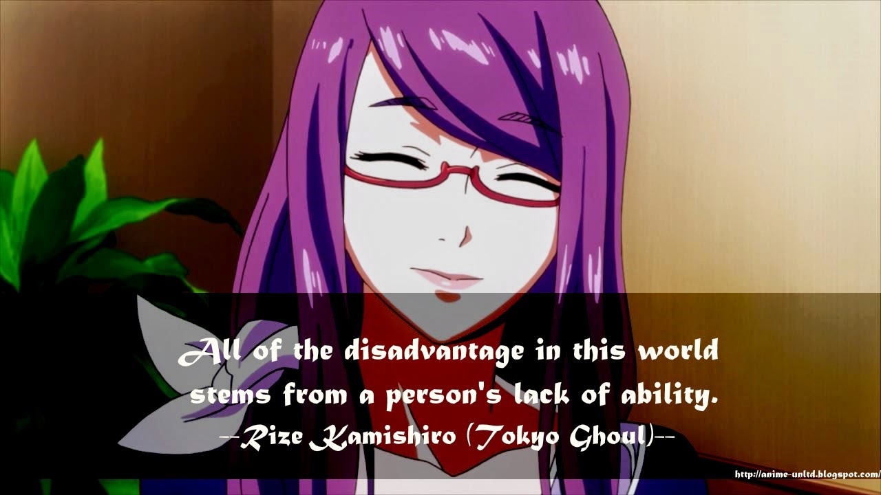 My Anime Review: Tokyo Ghoul Quotes