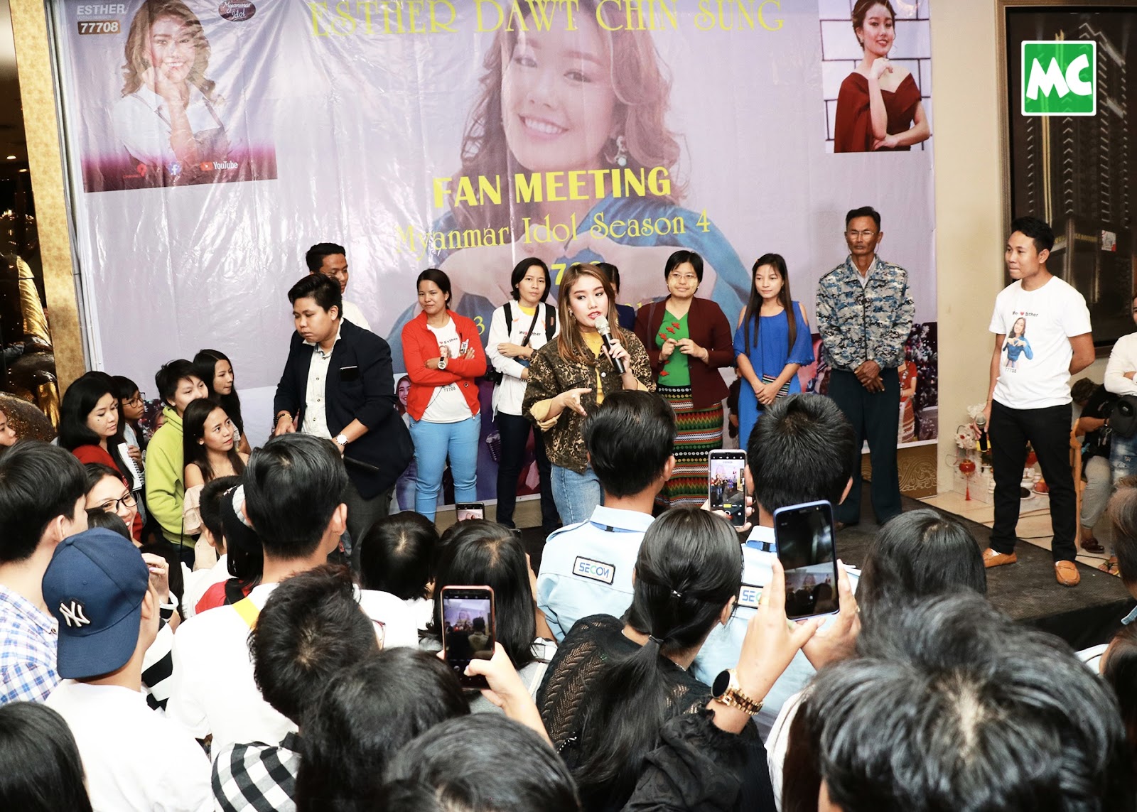 Myanmar Idol Season 4 ရဲ့ Top 3 Finalist အက်စတာရဲ့ Fan Meeting ပွဲ