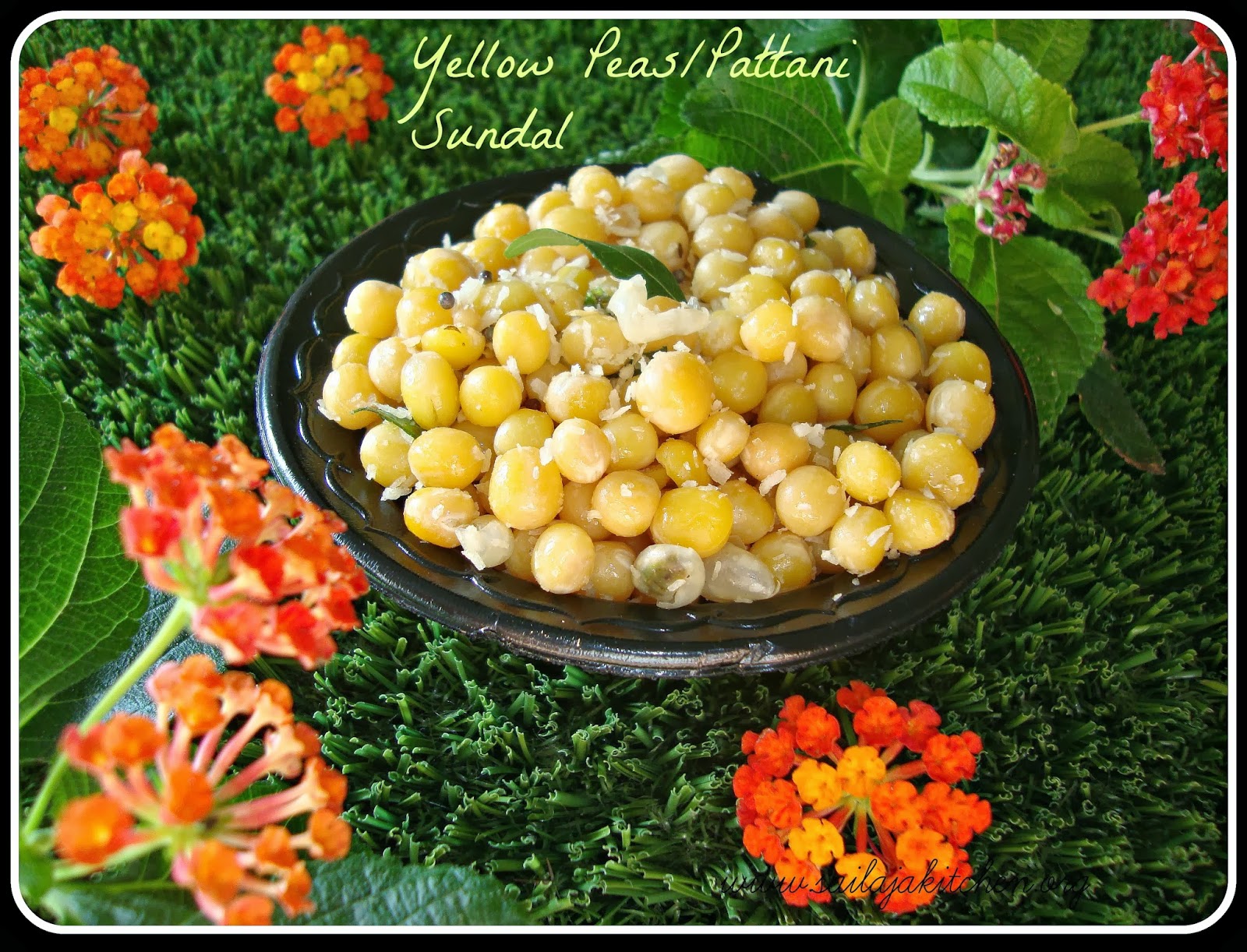 Sailaja Kitchen...A site for all food lovers!: Yellow Peas/Pattani Sundal