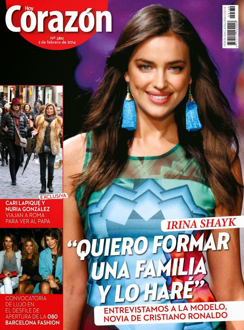 Irina Shayk HQ Pictures Hoy Corazon Spain Magazine Photoshoot February ...