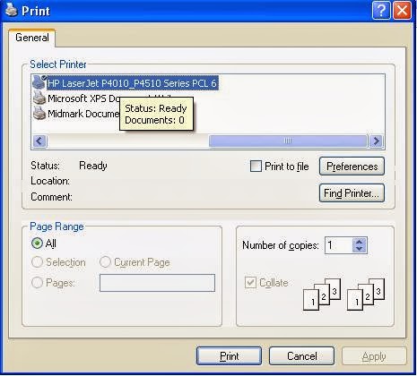 Brian Stinar's Blog: Printing with an Efficient Printer