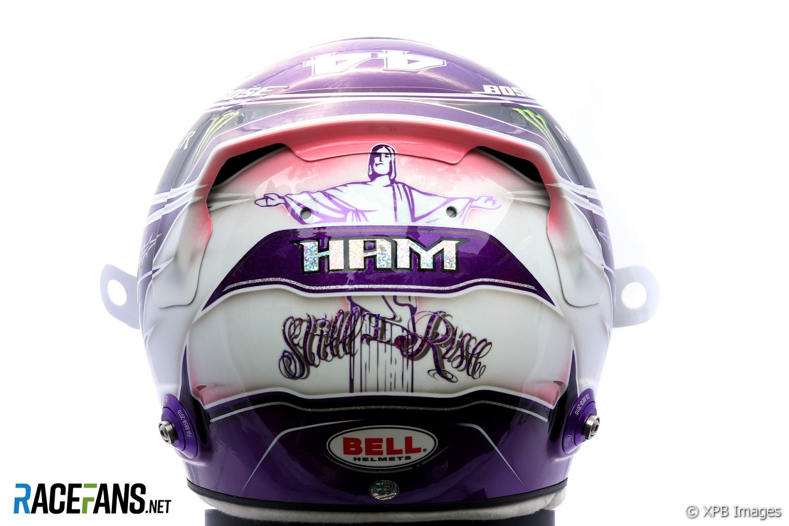 Racing Helmets Garage: Bell HP77 L.Hamilton 2020