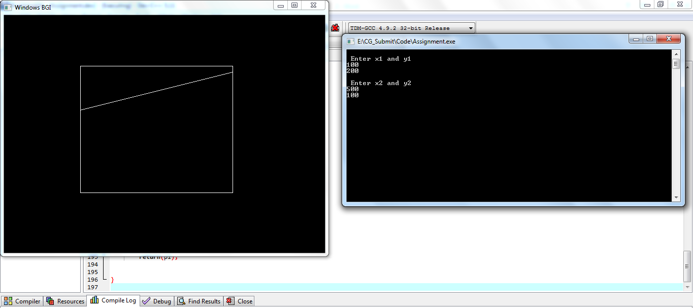Write C++ program to implement Cohen Southerland line clipping ...