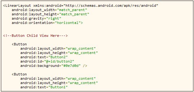 Linear Layout in Android ~ Computer Languages (clcoding)