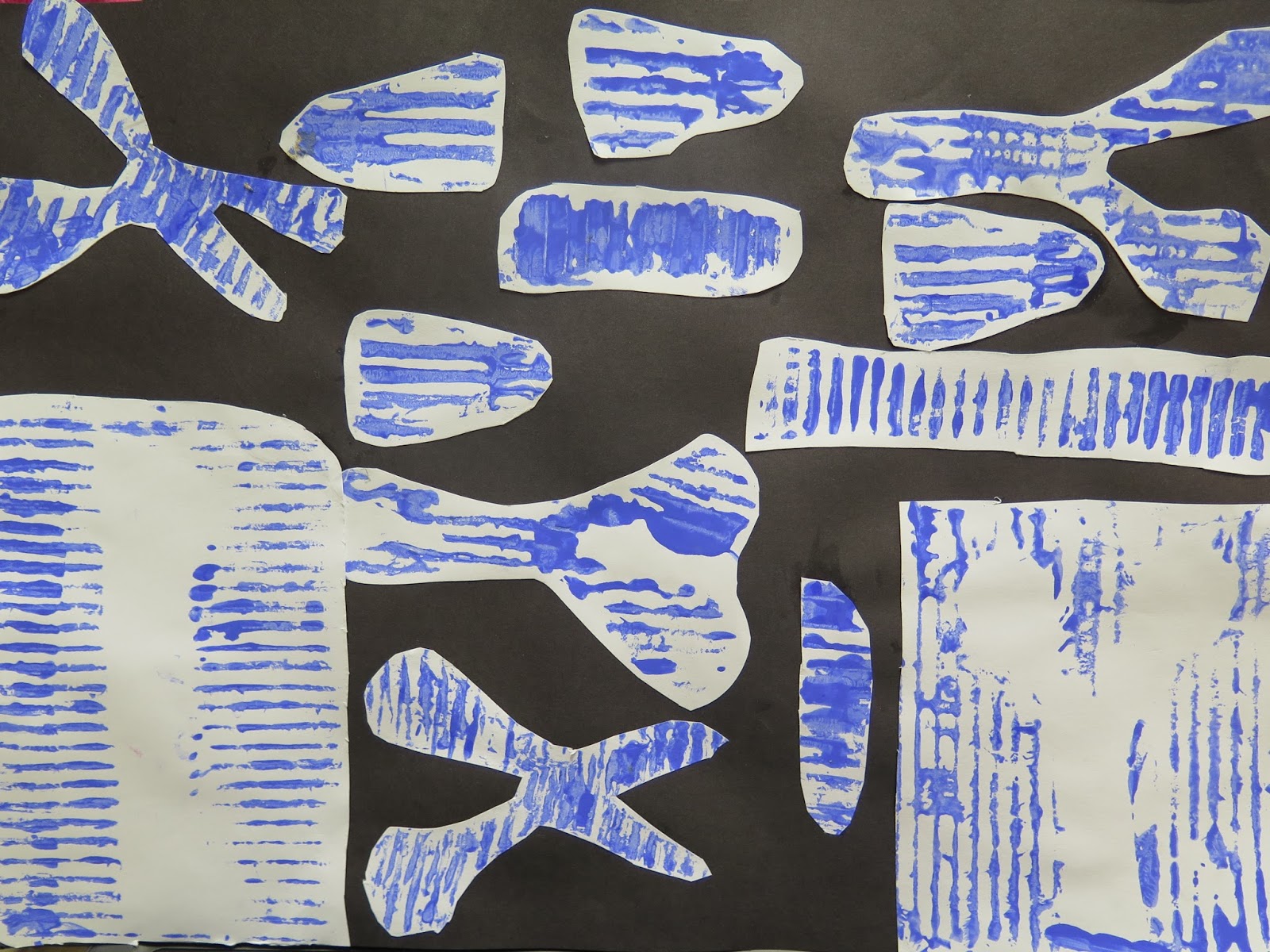 Pei Tong Primary School Art: Positive Negative Space (printing)