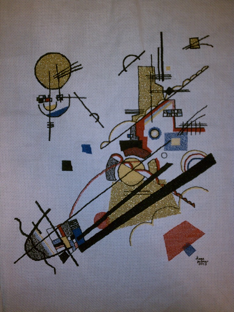 little squares: Vasily Kandinsky's "Joyous Ascent", 1923