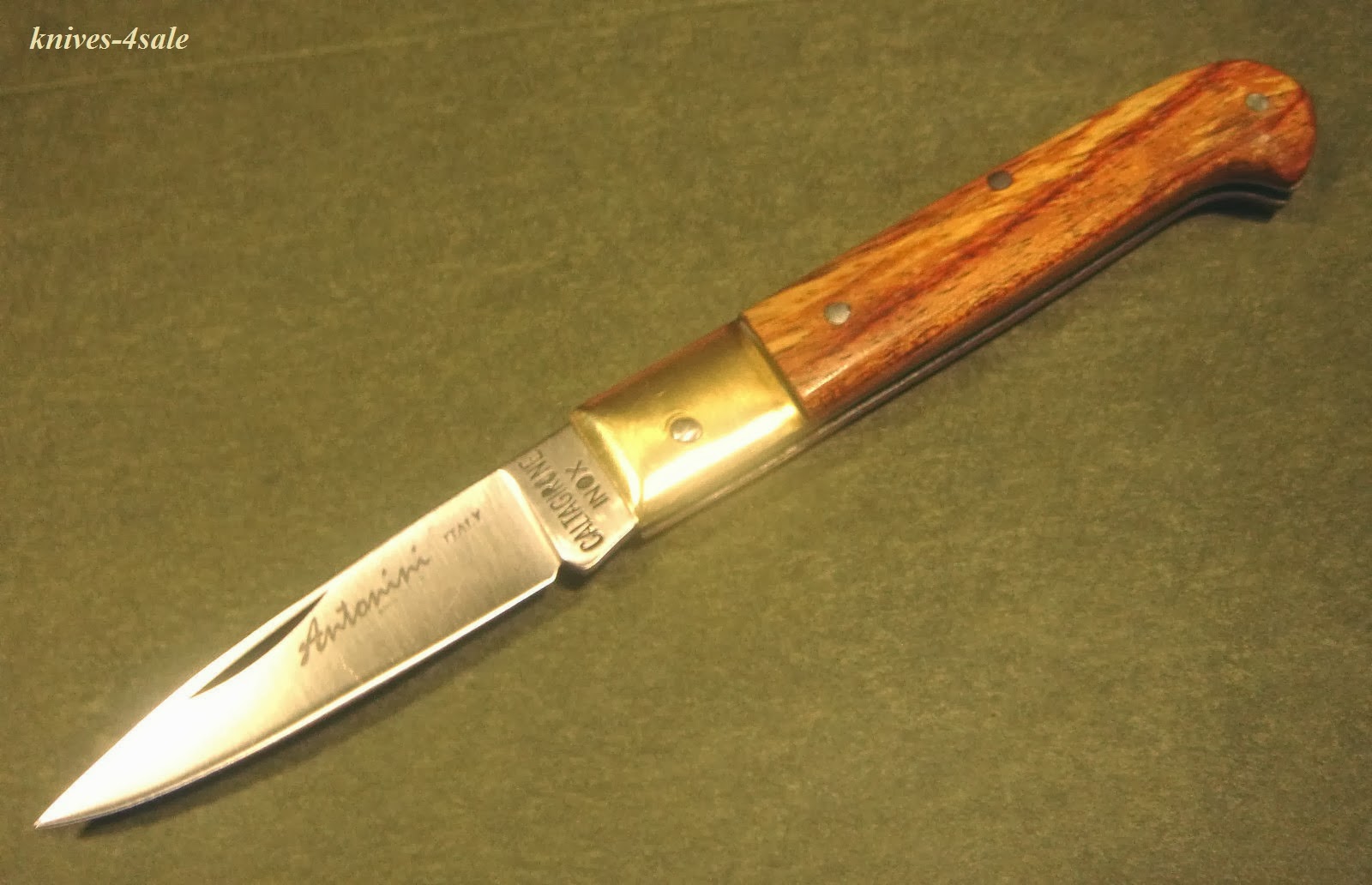 knives-4sale: Antonini Made in Italy Caltagirone Inox Slipjoint Folder ...