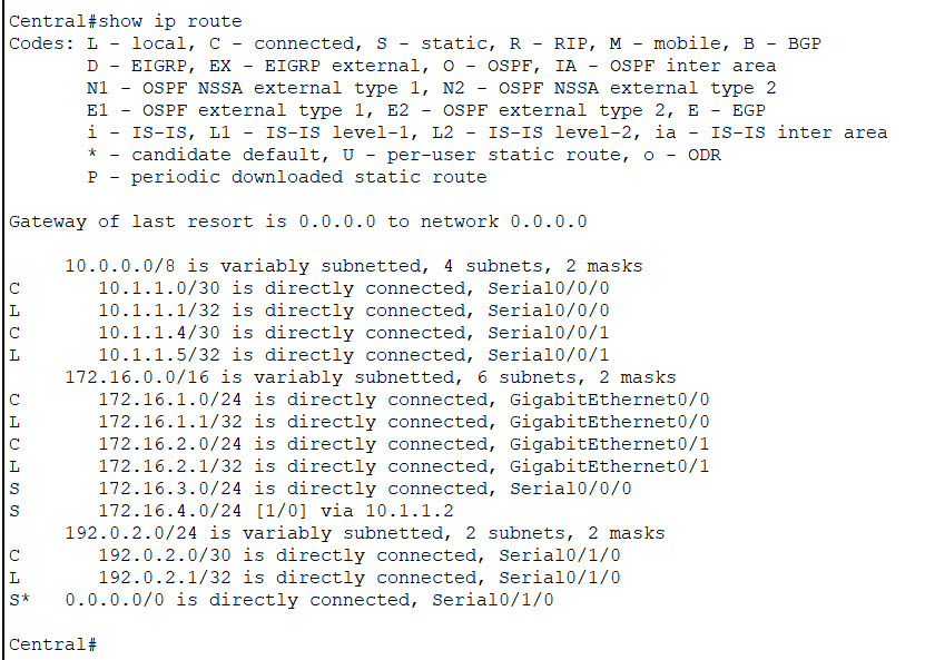 Soporte de Redes: Términos de la tabla de enrutamiento Cisco