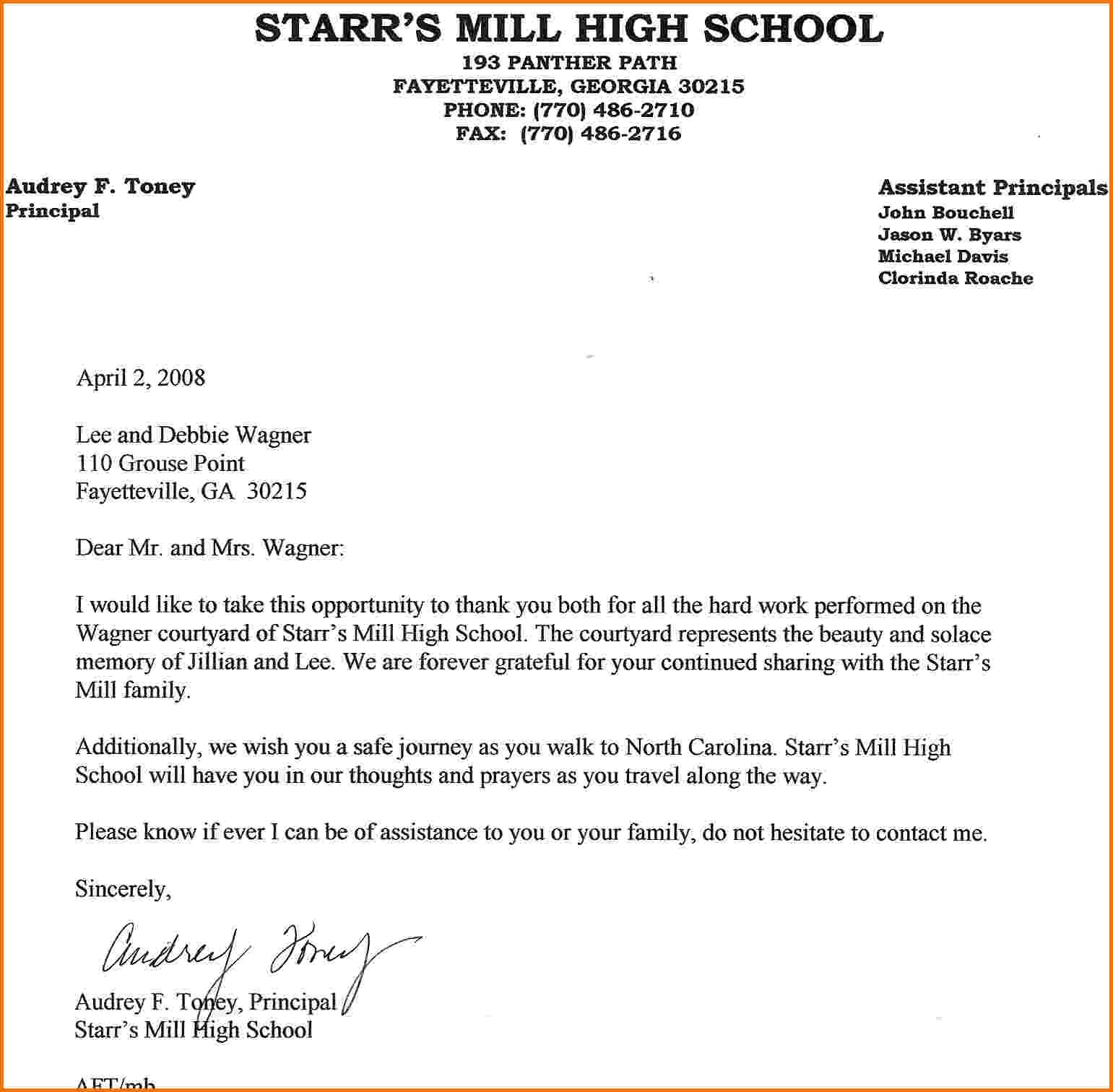 Formal Letter Format Grade 5 - Birthday Letter