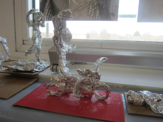 Adventures In Art: Tin Foil Sculpting