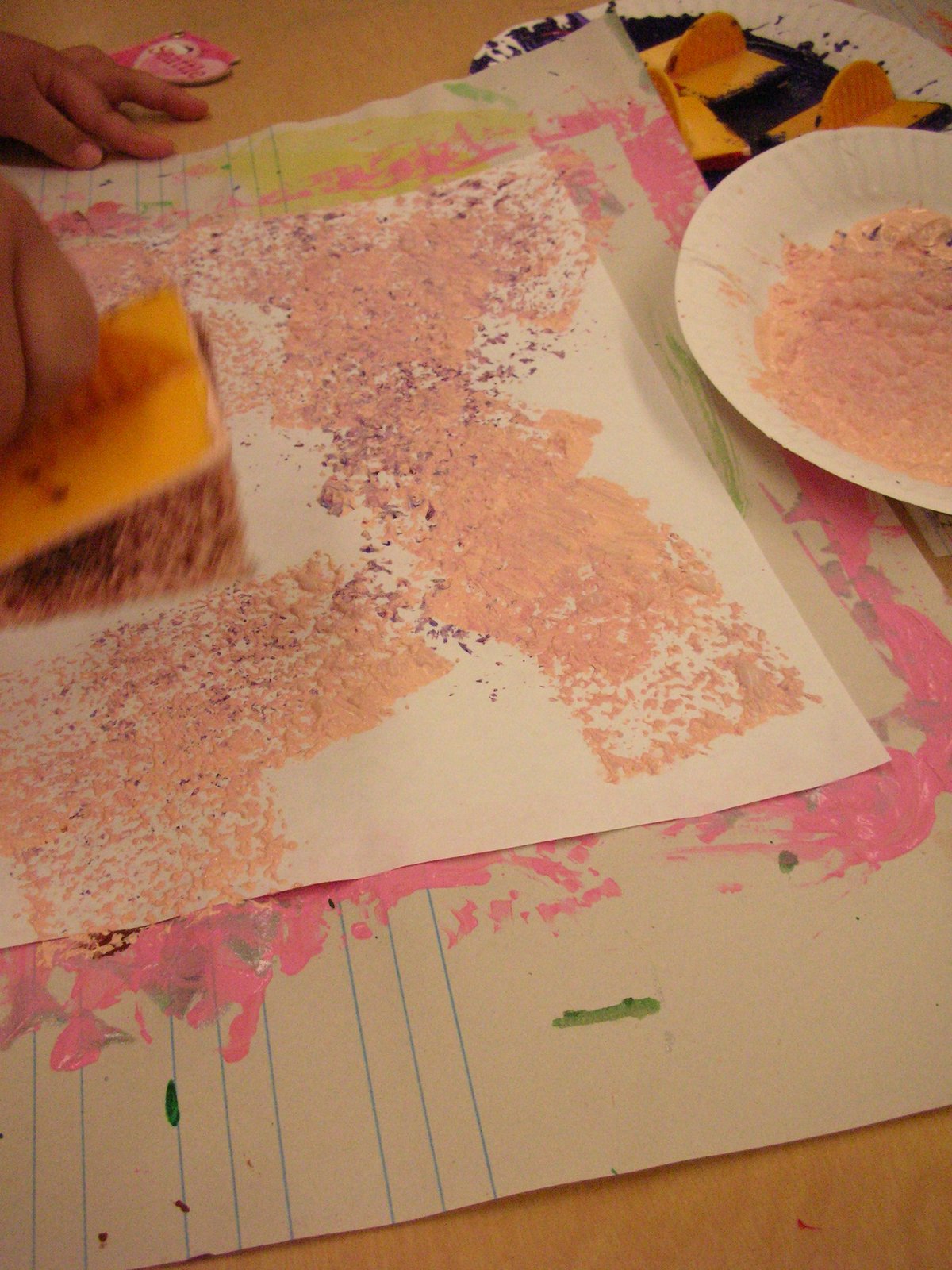 Kindergarten Kids: Eric Carle Painting