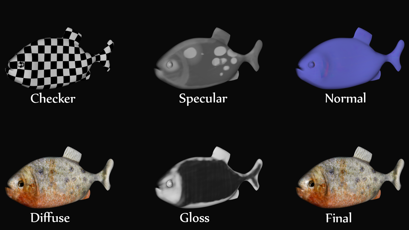 My Adventure with Animation: T04 - Texturing your fish