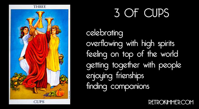 RETRO KIMMER'S BLOG: THREE OF CUPS: FEELING ON TOP OF THE WORLD