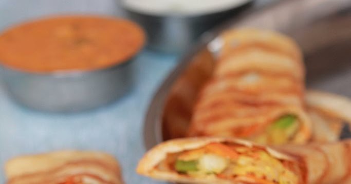 Spring Roll Dosa ~ Lincy's Cook Art