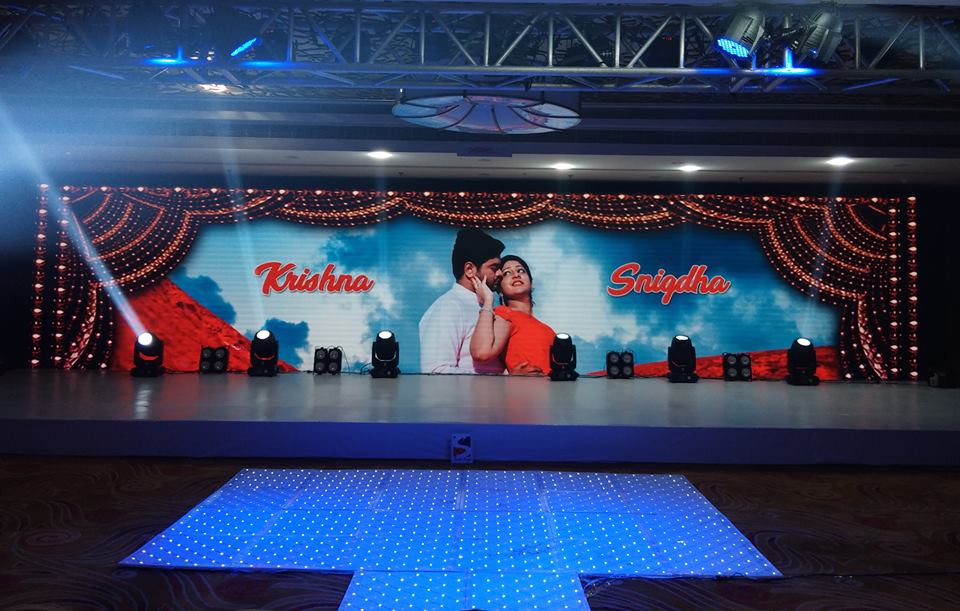 Jayled provides Led screens for sangeet