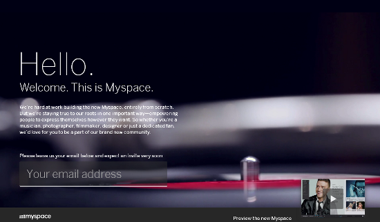 Myspace : Un nouveau Myspace music pour la fin 2012 ~ www.zikmao.net