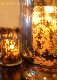 Allred Design Blog: Inspired by Pinterest: Mercury Glass Tutorial