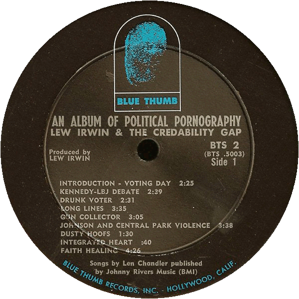 Vintage Stand-up Comedy: Lew Irwin & The Credibility Gap - Album Of ...