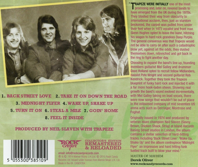 Classic Rock Covers Database: Trapeze - Hot Wire (1974)