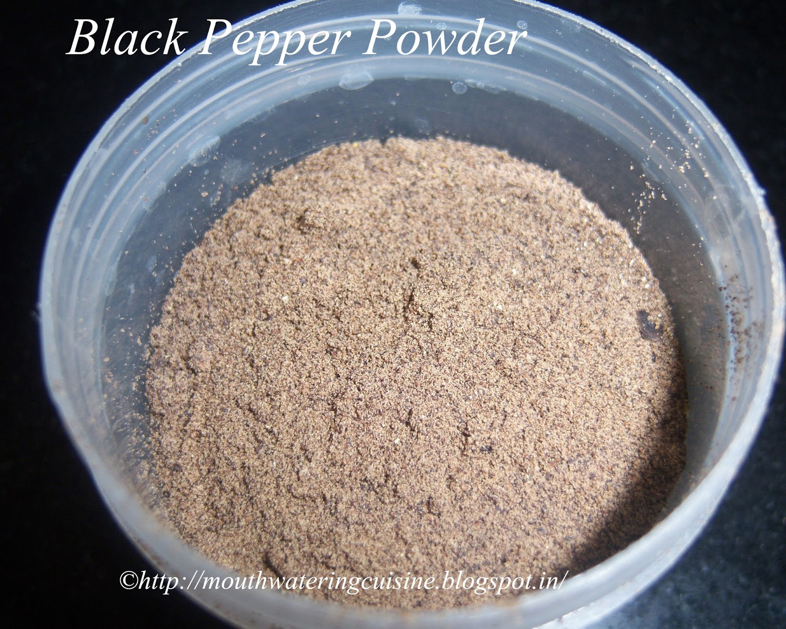 Black Pepper Powder --How to make Black Pepper Powder -- Home made Black Pepper Powder - E.A.T ...