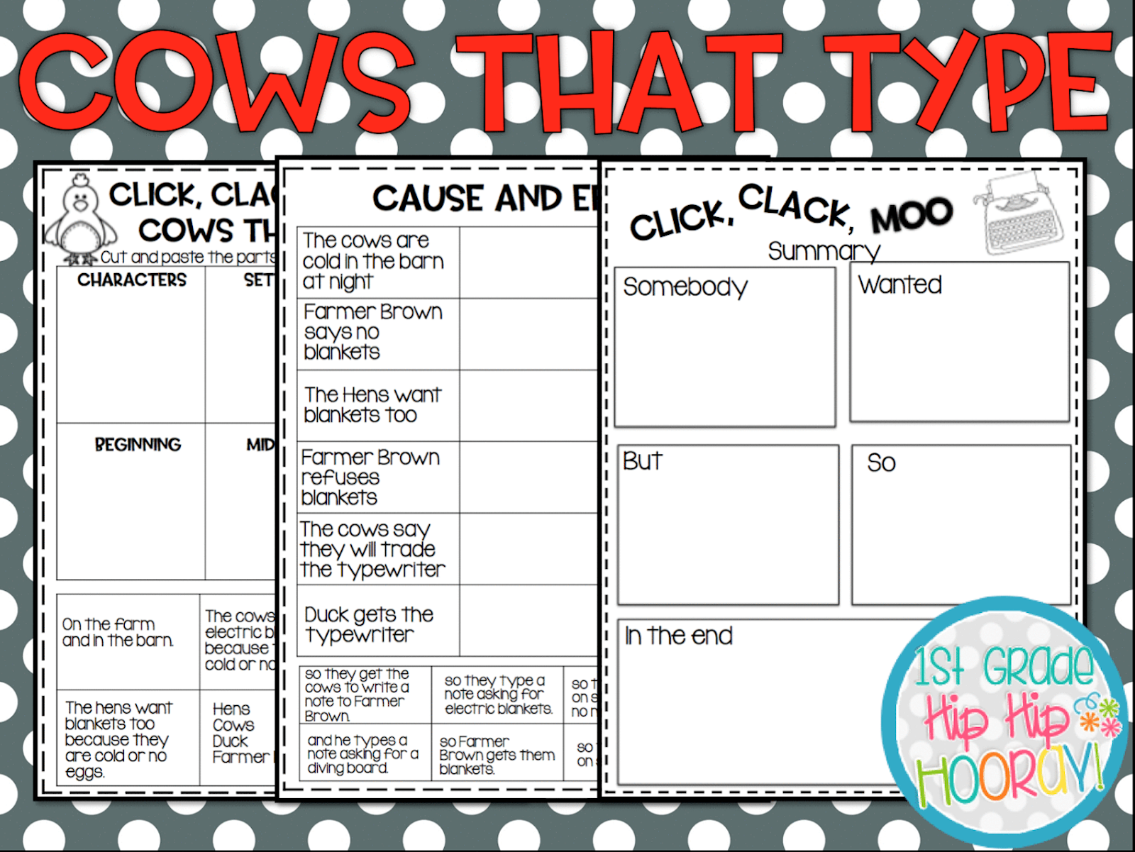 1st Grade Hip Hip Hooray!: Teaching about Labor Day with Click Clack ...