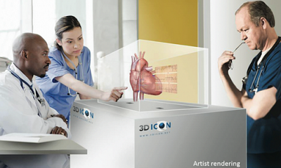 Volumetric display - Bright side of technology