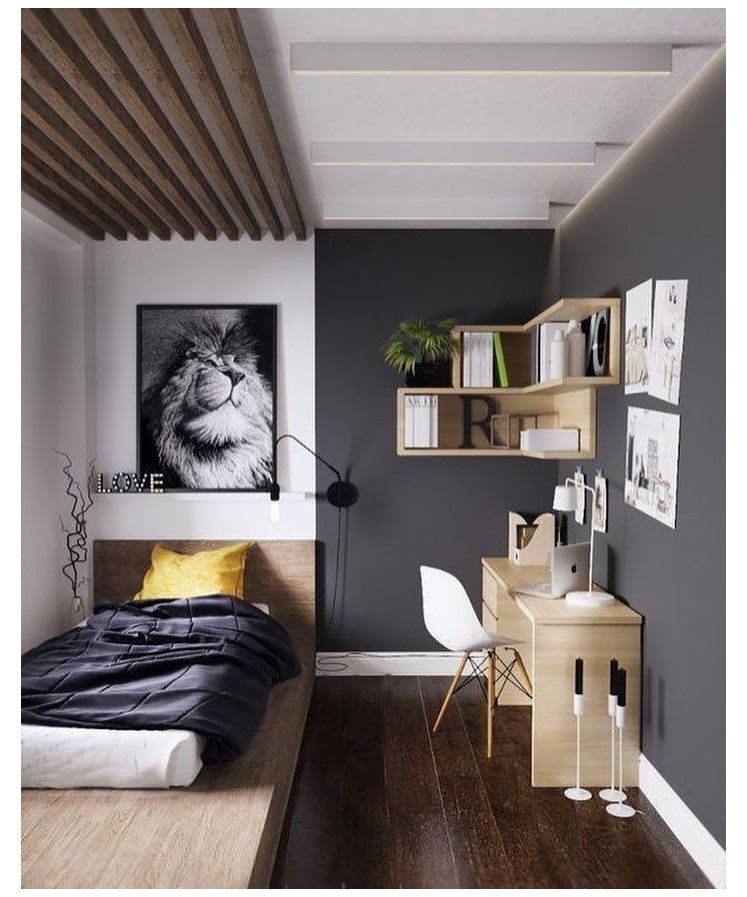 30+ Inspirasi Dekorasi Kamar Tidur Cowok Minimalis Aesthetic