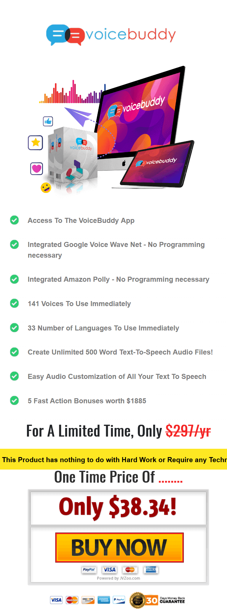 VoiceBuddy Review | Voice Buddy Bonuses - Best Natural Sounding Text-To ...