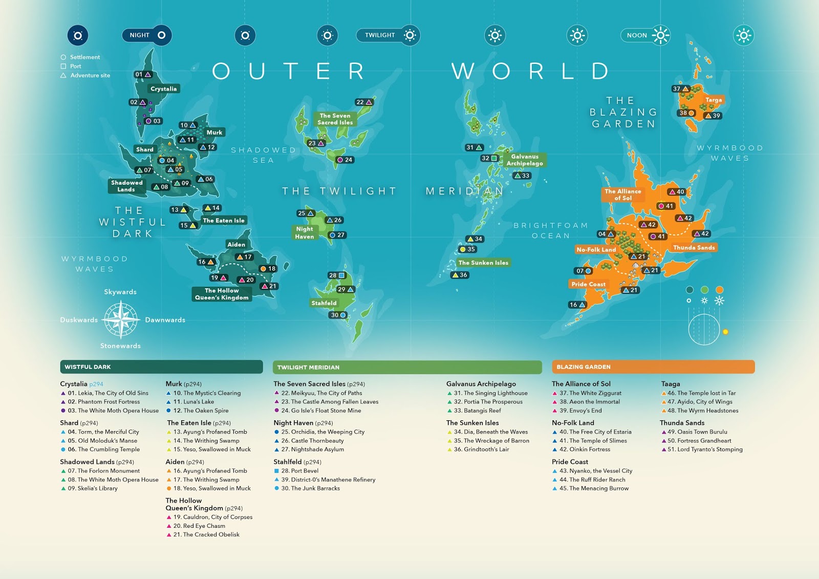 Break!!: Outer World Map iteration and annotation