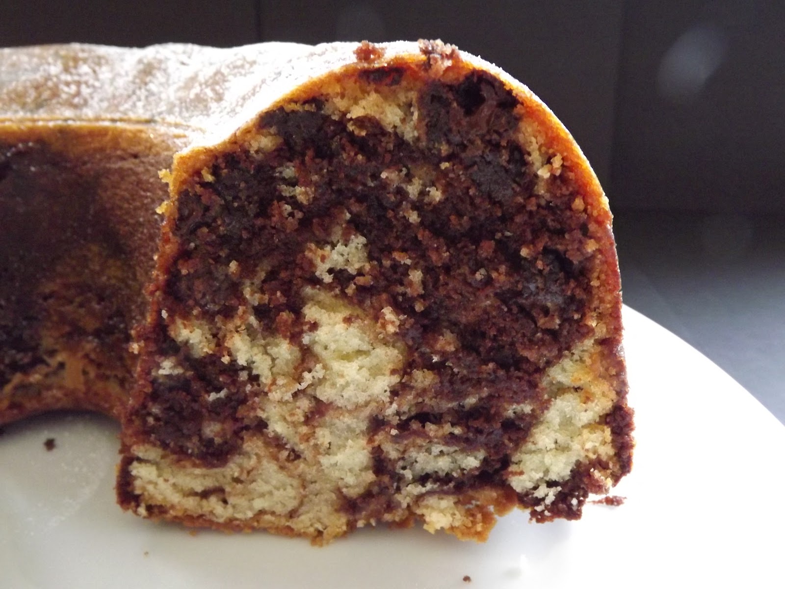 Come to the Dark Side - Chocolate Chip Marble Cake