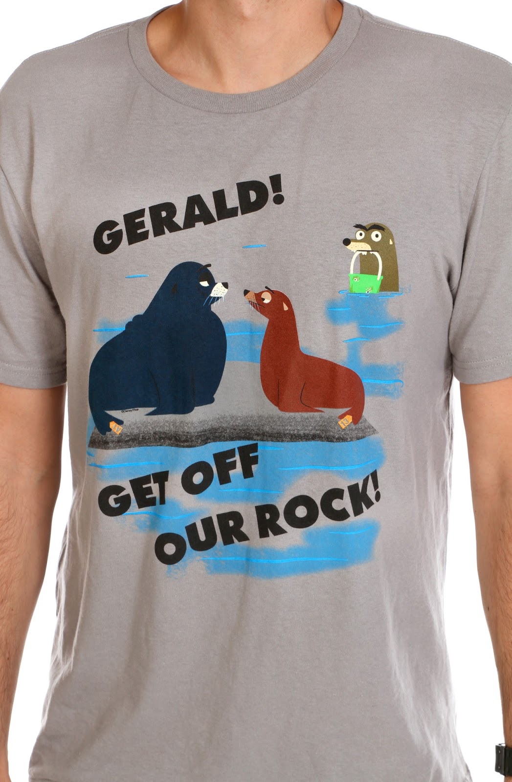 Dan the Pixar Fan: Finding Dory: "Gerald! Get off our Rock" T-Shirt