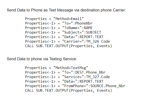 Manage 2000 Developments: Text Messaging from Manage 2000?