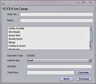 Ice Cream Ordering System: ICE CREAM ORDERING SYSTEM GUI