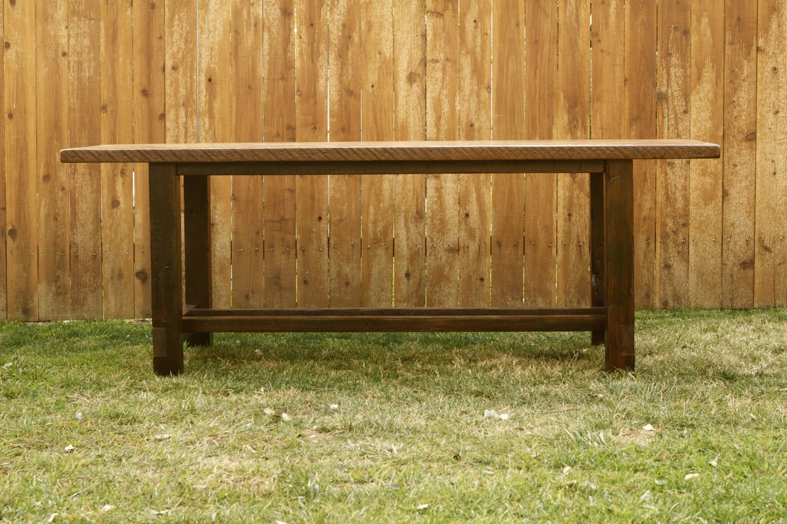 Arbor Exchange | Reclaimed Wood Furniture: Double Stretcher Dining Table