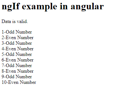 Adi Dotnet: ngIf example in angular