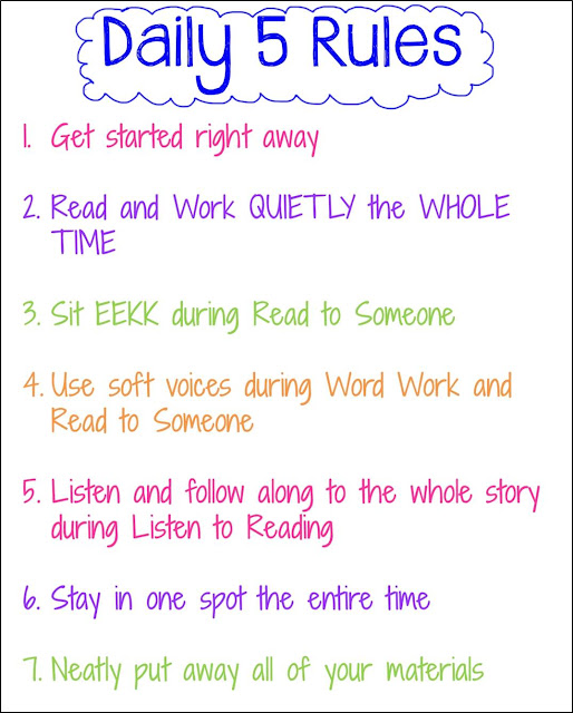 teacherific: Daily 5 Part 1