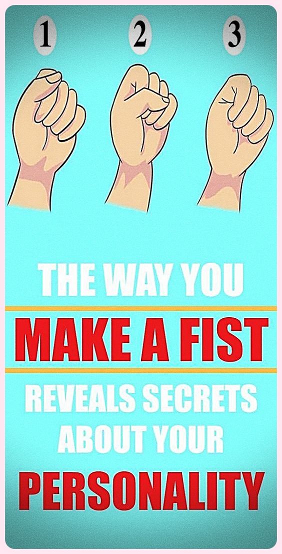 The Way You Make A Fist Reveals Secrets About Your Personality ...