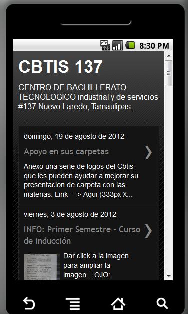 CBTIS 137: septiembre 2012