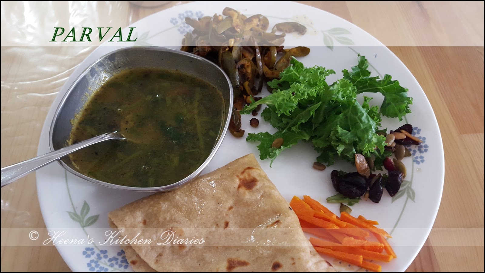 Heena's Kitchen Diaries: Pointed Gourd / Parval