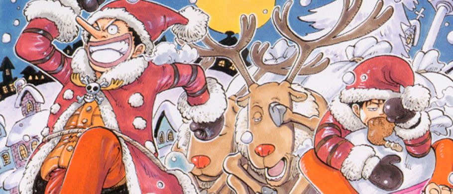 One Piece Christmas with Raindeer Wallpaper 0008