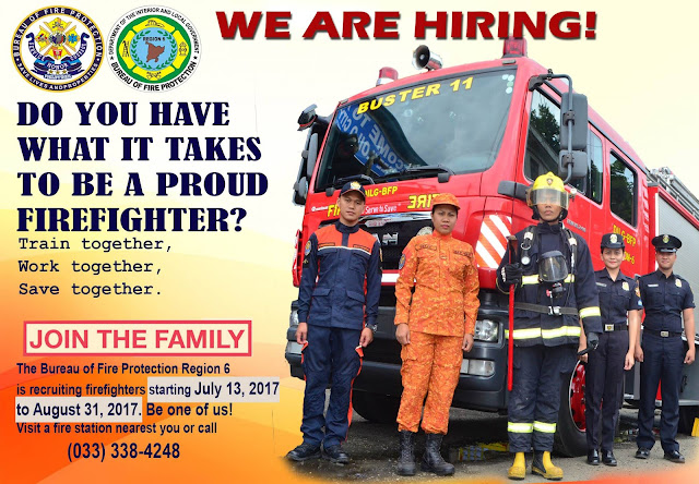 BFP Region 6 is Hiring for Fire Officer 1 - Exam News, Reviewer ...