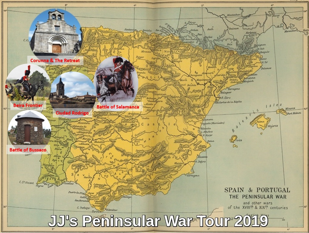 JJ's Wargames: The Battle of Bussaco - Peninsular War Tour 2019