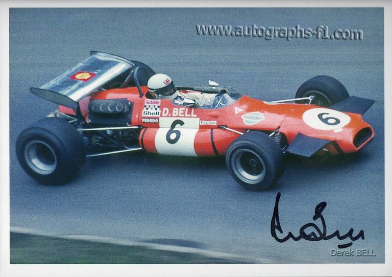 Autographs-F1: Derek BELL