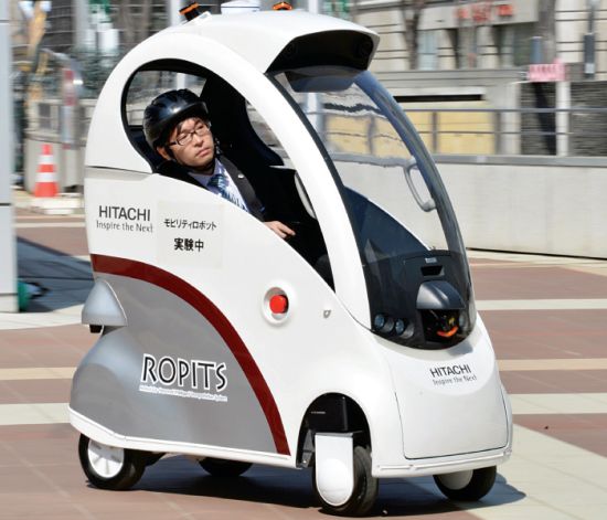 Hitachi presents Ropits – Robot for Personal Intelligent Transport ...