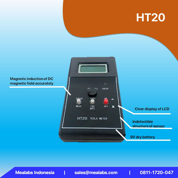 HT20 Teslameter | Mealabs Metal Detector Indonesia