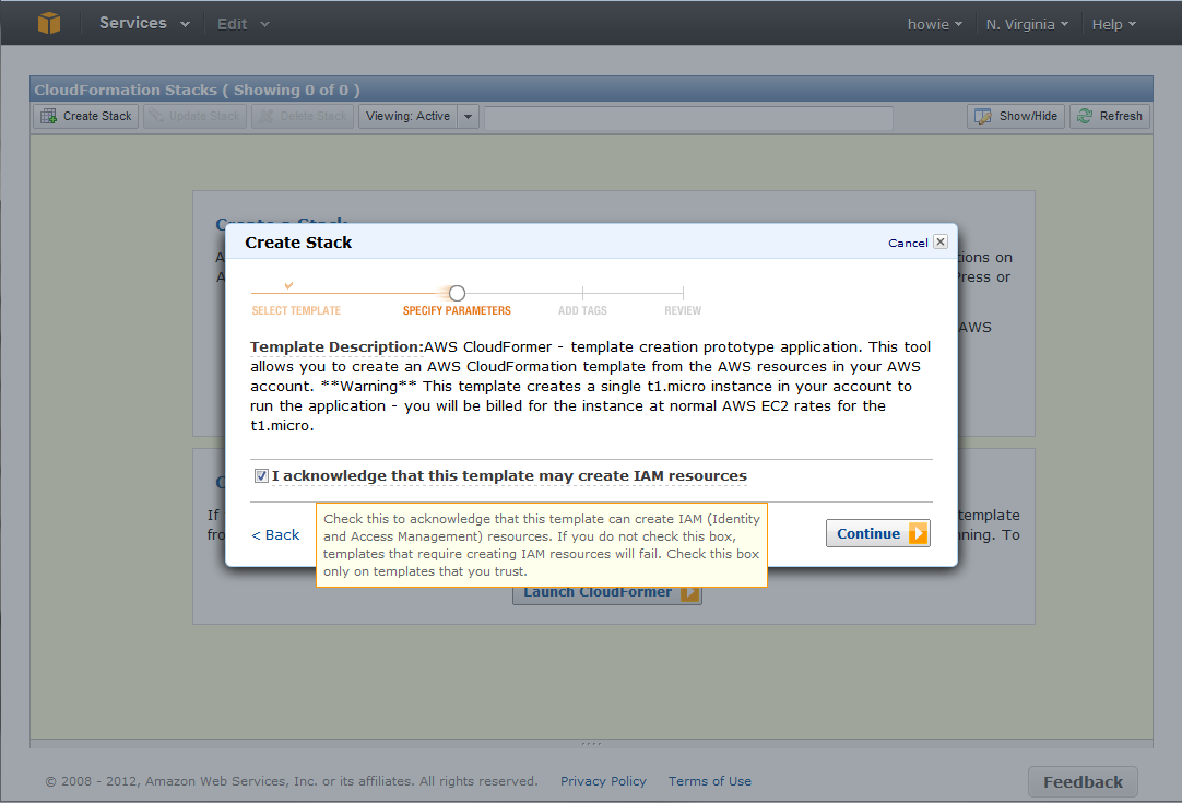 CloudFormation 教學 - 如何透過CloudFormer產生現有系統設定Template - 阿貝好威的實驗室
