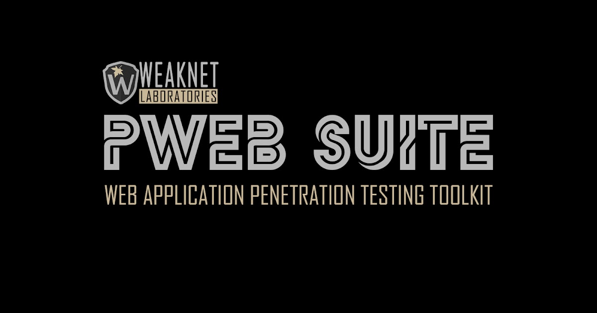 pWeb Suite - Web Application Penetration Testing Toolkit